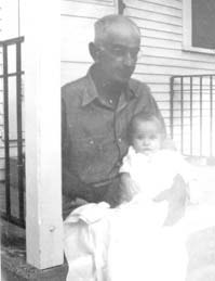 Albert and grandson Ron Siebler Loup City NE Sept 1953